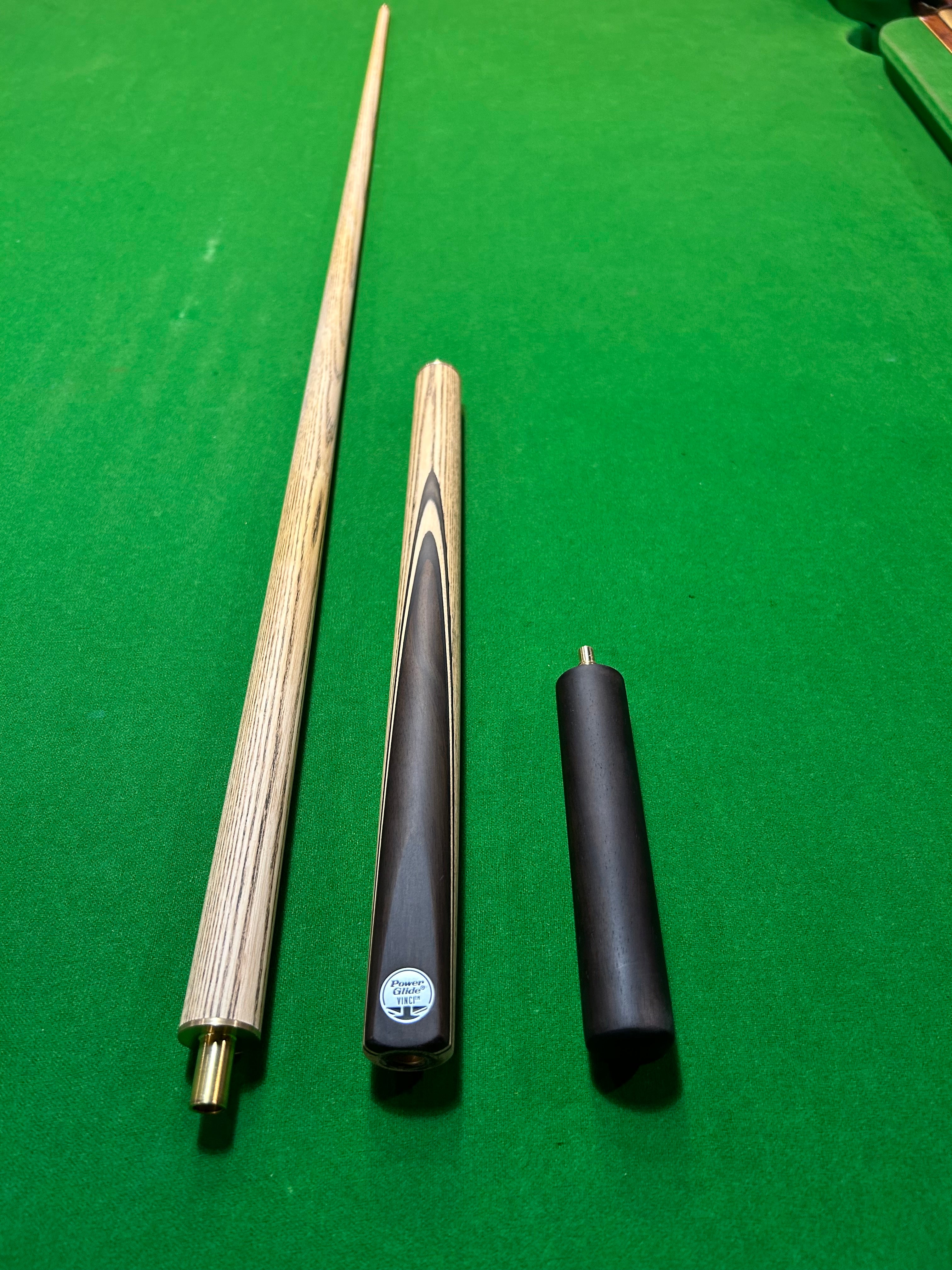 POWERGLIDE Tournament Vinci 3/4 Joint Pool, Snooker & Billiard Ash Cue ...