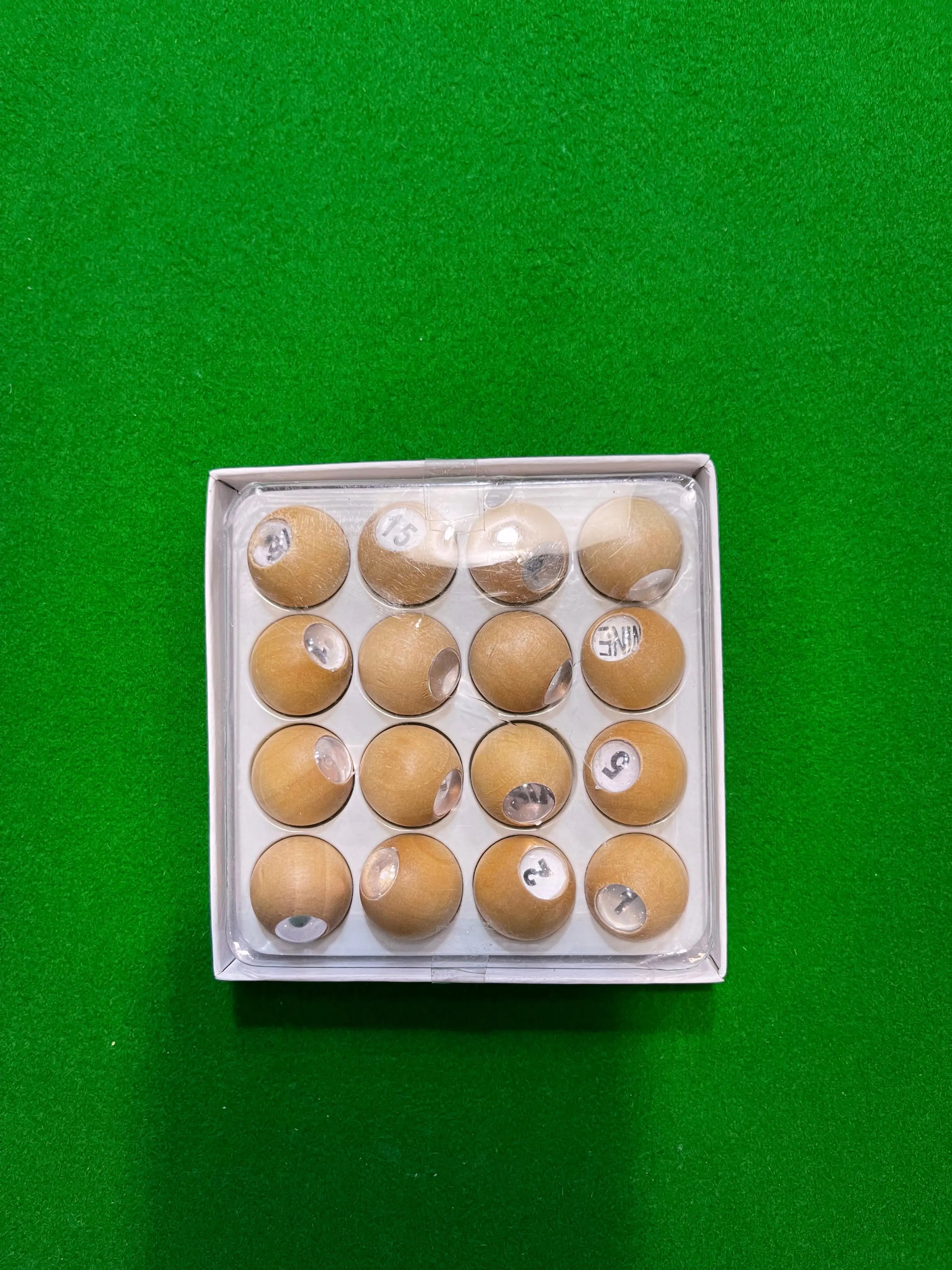 Kelly Pool Wood Marbles - Q-Masters – Q-Masters