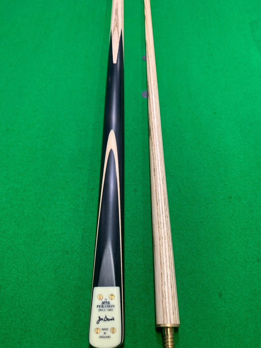 PERADON JOE DAVIS 1/2 Piece Pool Snooker Billiard Ash Cue - Q-Masters ...