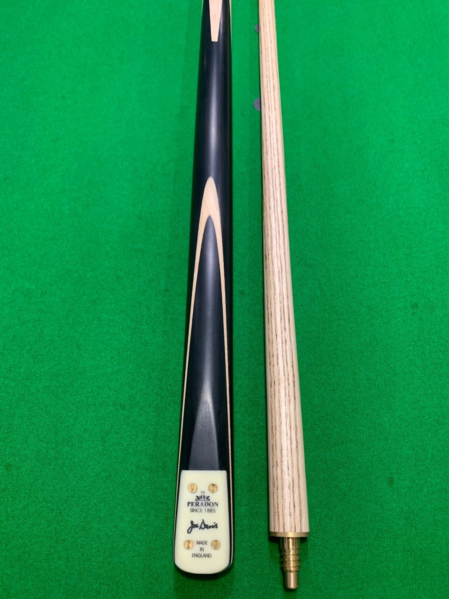 PERADON JOE DAVIS 1/2 Piece Pool Snooker Billiard Ash Cue - Q-Masters ...