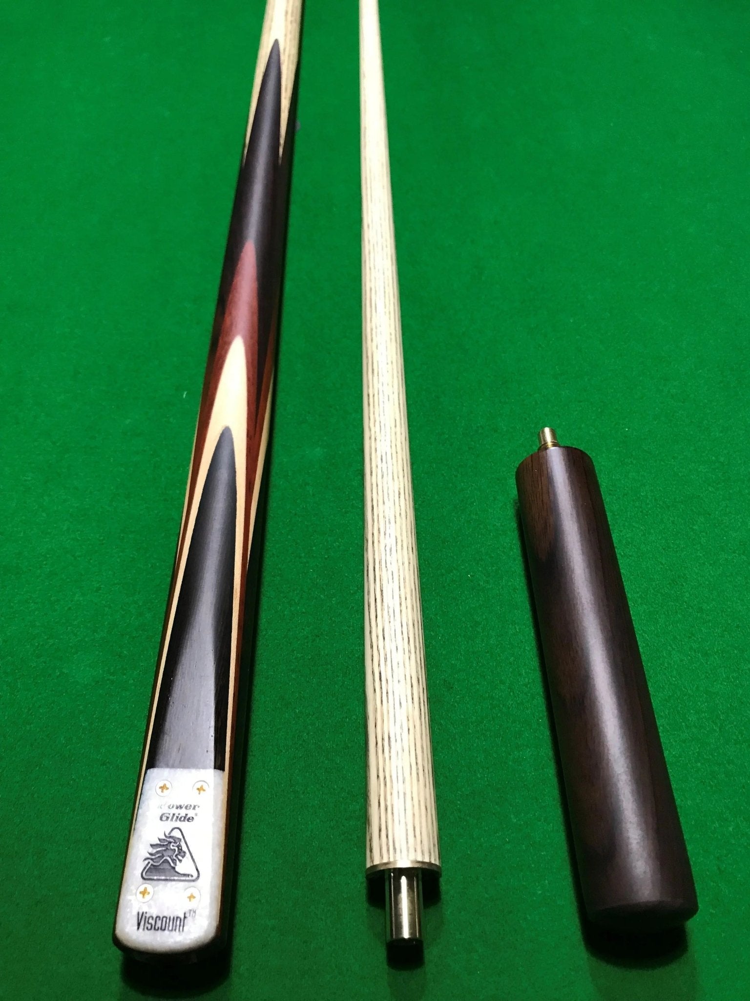 POWERGLIDE Tournament Viscount 1/2 Piece Pool, Snooker & Billiard Ash ...